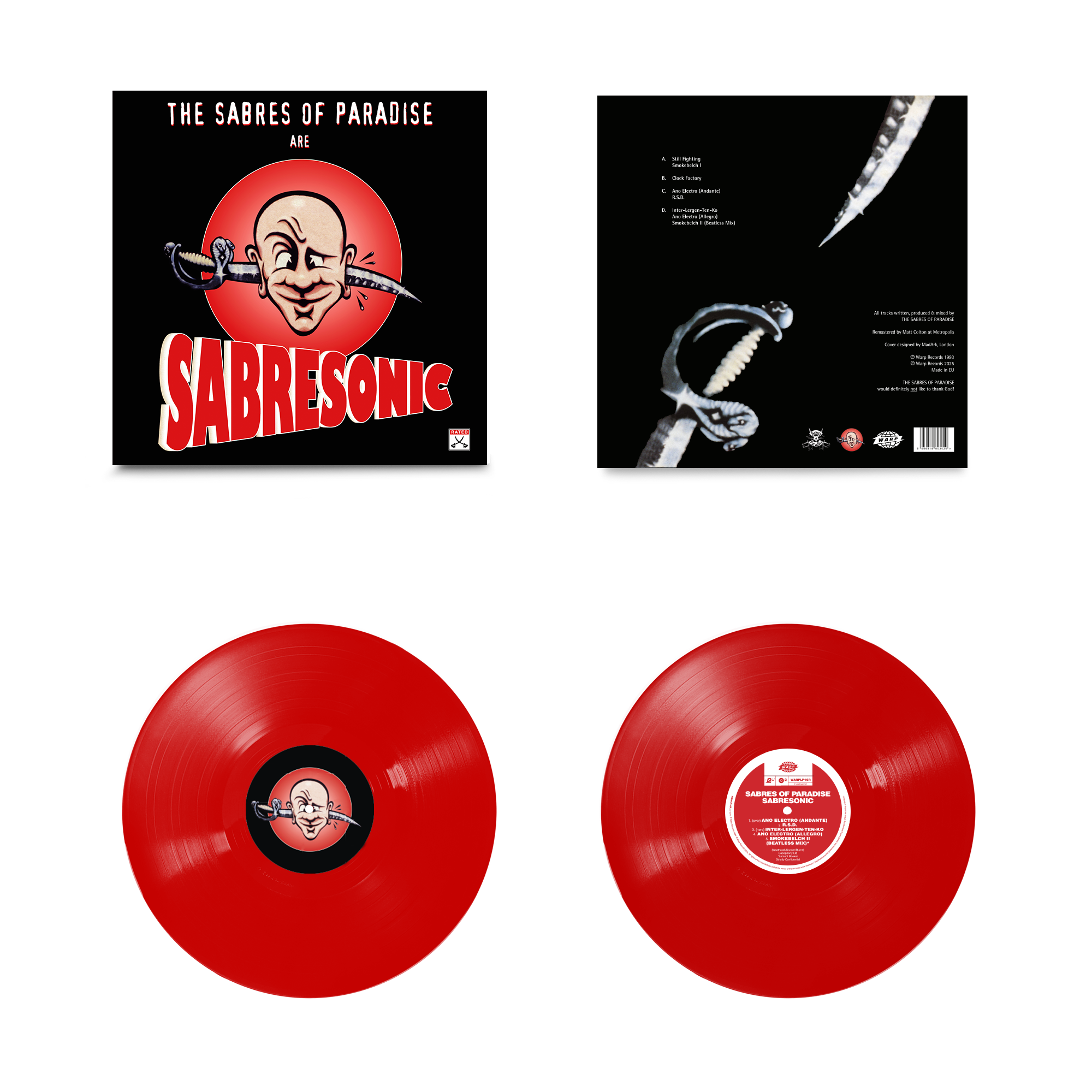 The Sabres Of Paradise – 2025 Remastered Reissues - WARP