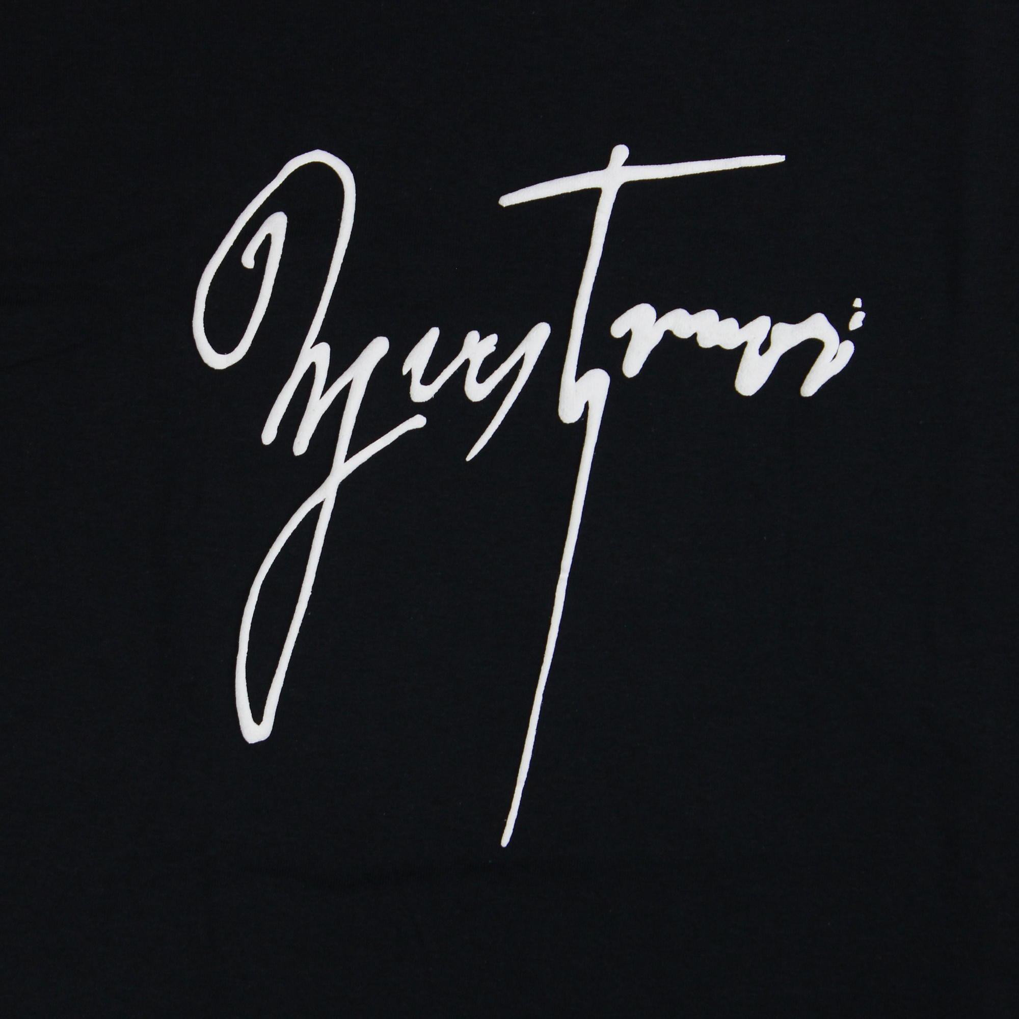 Yves Tumor Logo White on Black T by Yves Tumor - Merch - WARP