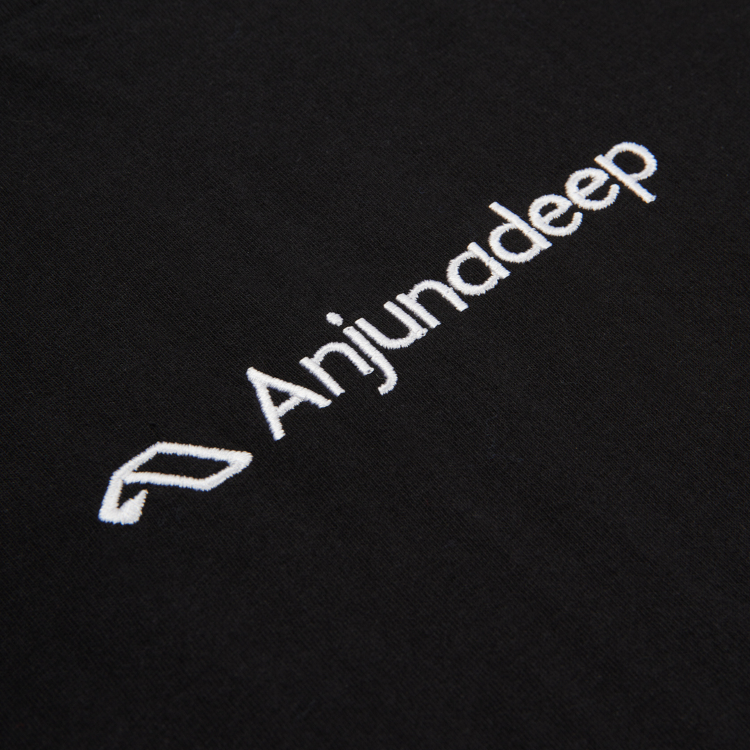 Anjunadeep Type Logo T-shirt - Black by Anjunadeep | Merch | Anjunadeep