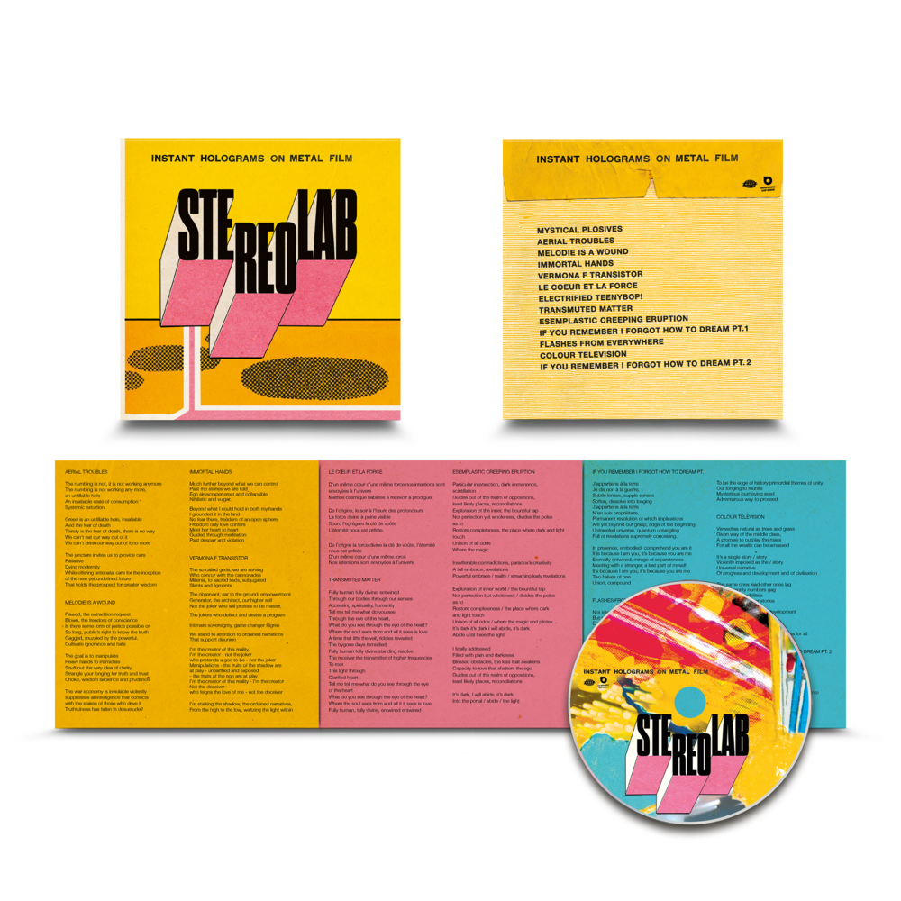 Instant Holograms On Metal Film by Stereolab - Releases - WARP