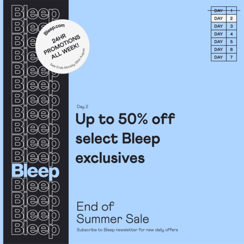 Day 2 50% off select Bleep exclusives - Bleep - Your Source for Independent and Innovative Music ...