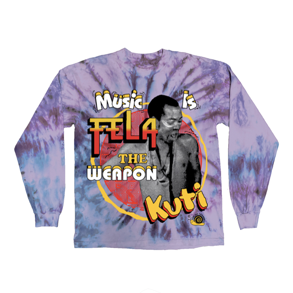 Music is the Weapon Long-Sleeve T-Shirt - Fela Kuti