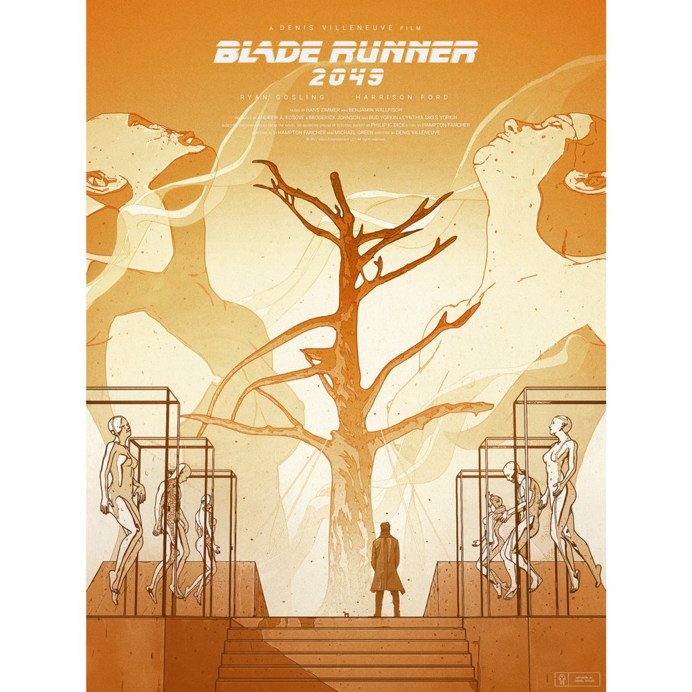 Blade Runner Poster Matthew Ceo "Blade Runner" Variant Acrylic Panel