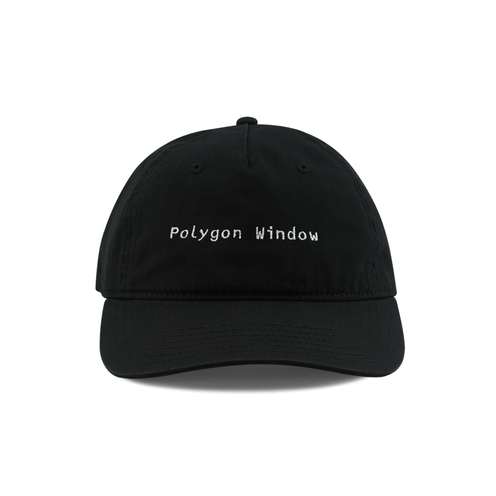 Polygon Window Cap - Black by Polygon Window - Merch - WARP