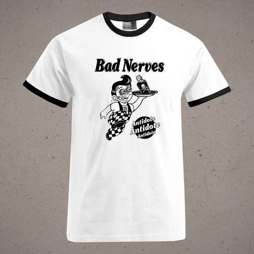Bad Nerves - Bad Kid Ringer T-shirt. BAD NERVES.
