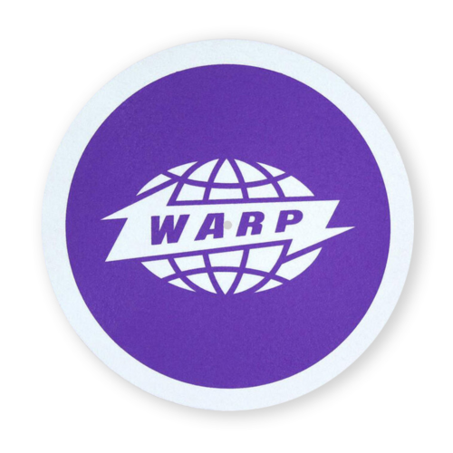 Warp Records - Warp Logo Slipmat White. Bleep.